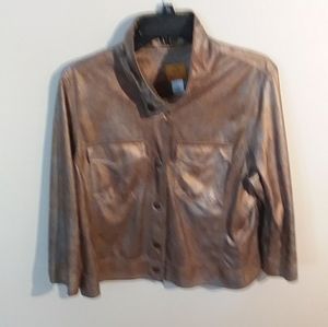 Ruby Rd. | Jackets & Coats | B09 Ruby Rd Jacket Foiled Copper Medium ...